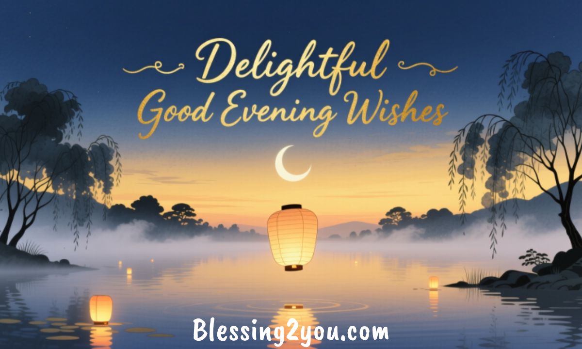 133 Beautiful Good Evening Blessings Images and Quotes